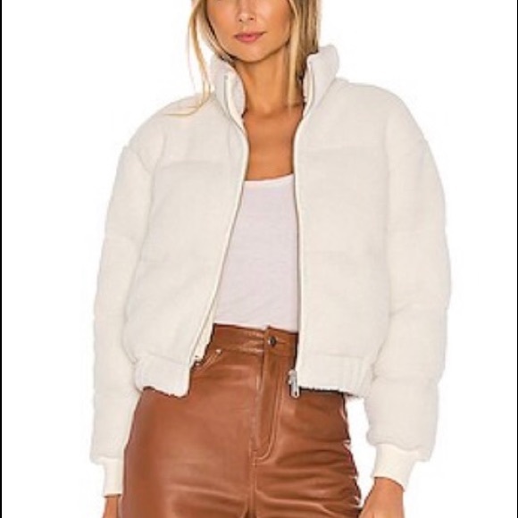 Tularosa | Jackets & Coats | Revolve Tularosa Gage Puffer Teddy Jacket ...